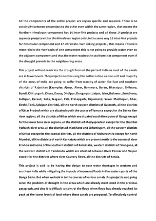Comments on NWDA's (National Water Development Authority) methodology ...