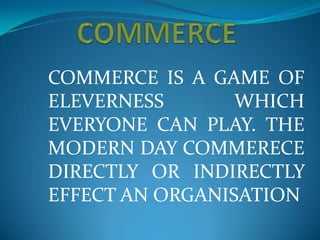 Commerce | PPTX