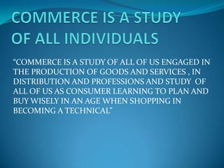 Commerce | PPTX