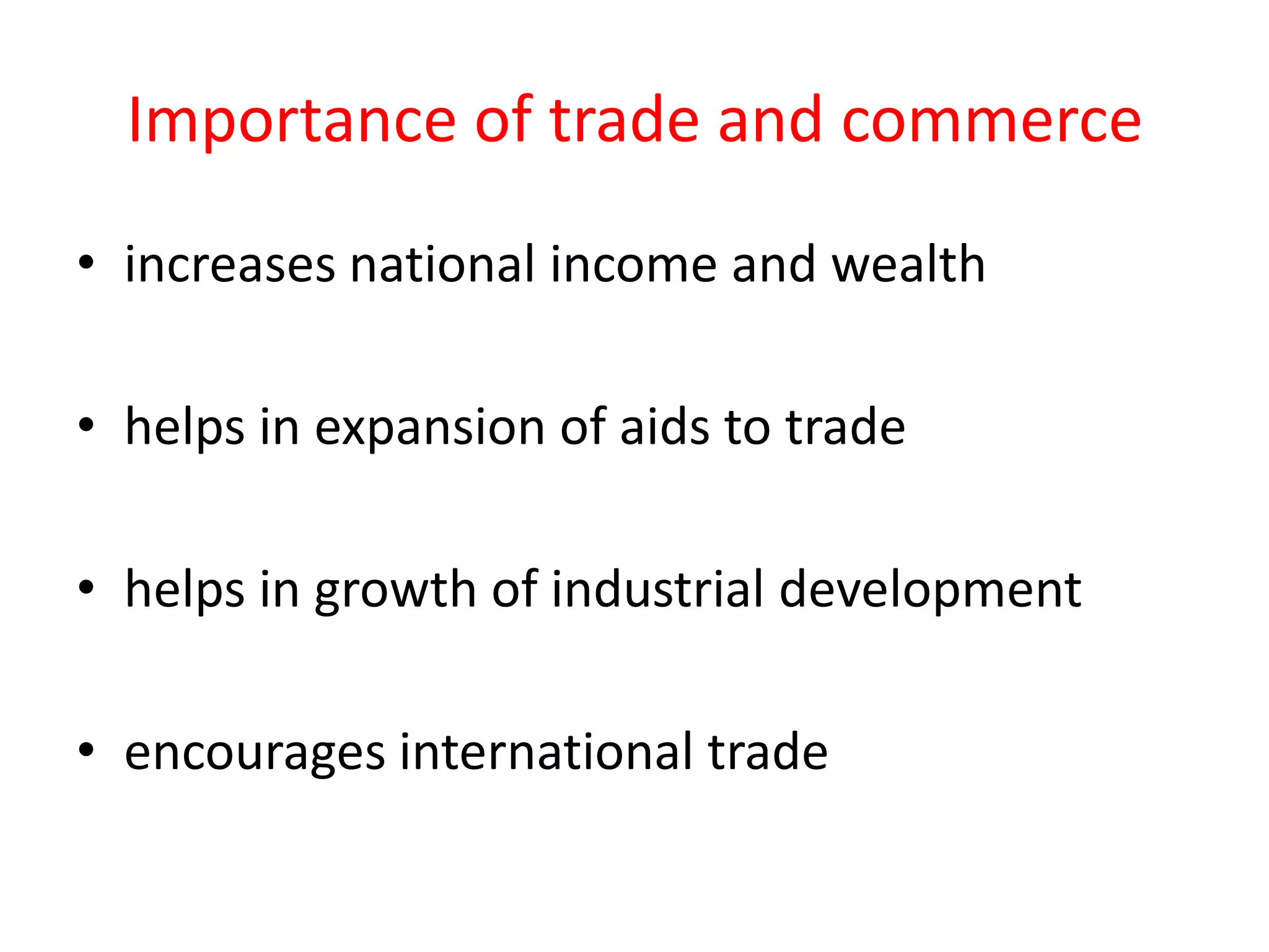 introduction to Commerce for school students Dr.S.Manikandan | PPTX