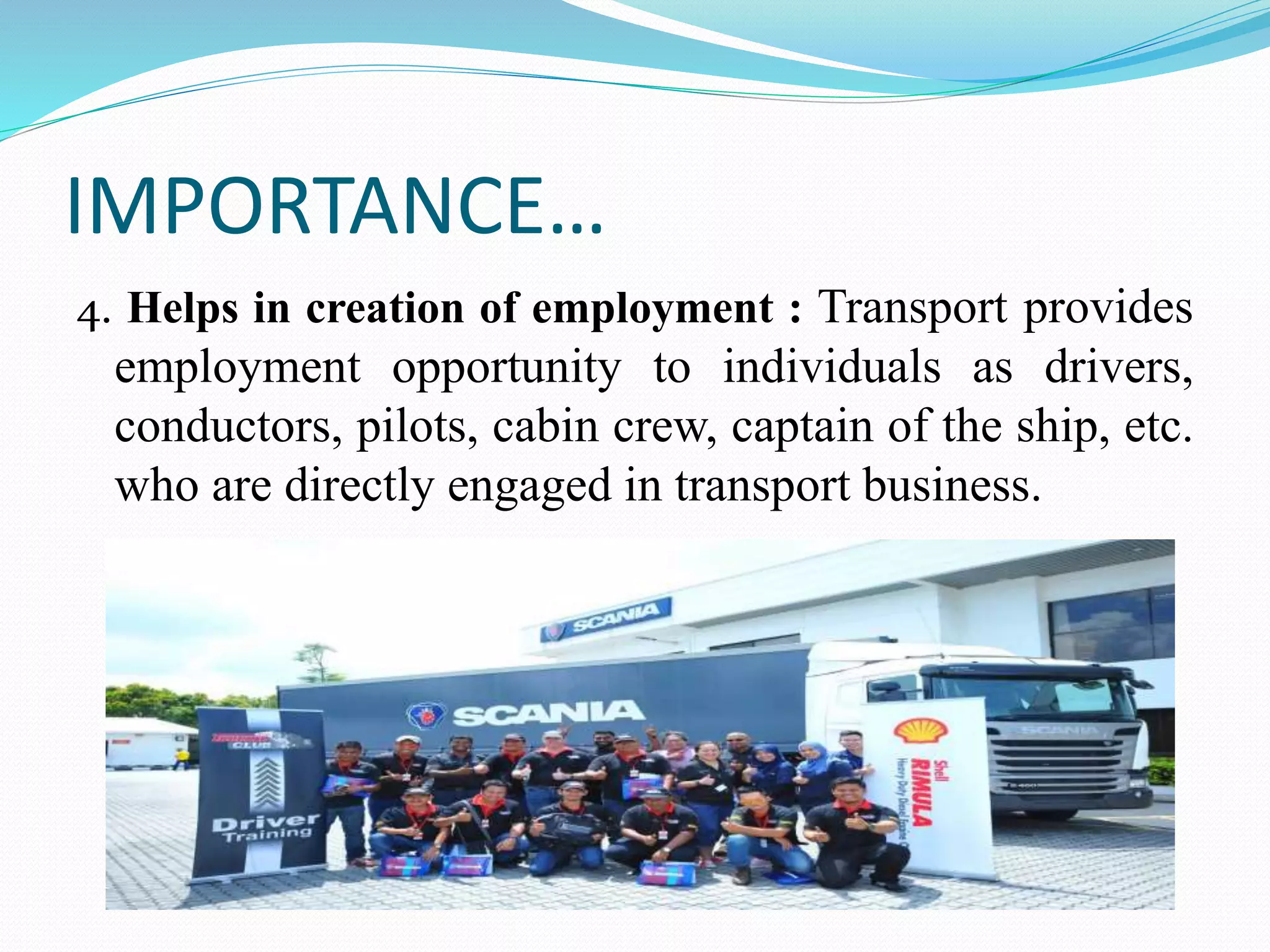 role of transportation modes in Commerce trade | PPTX