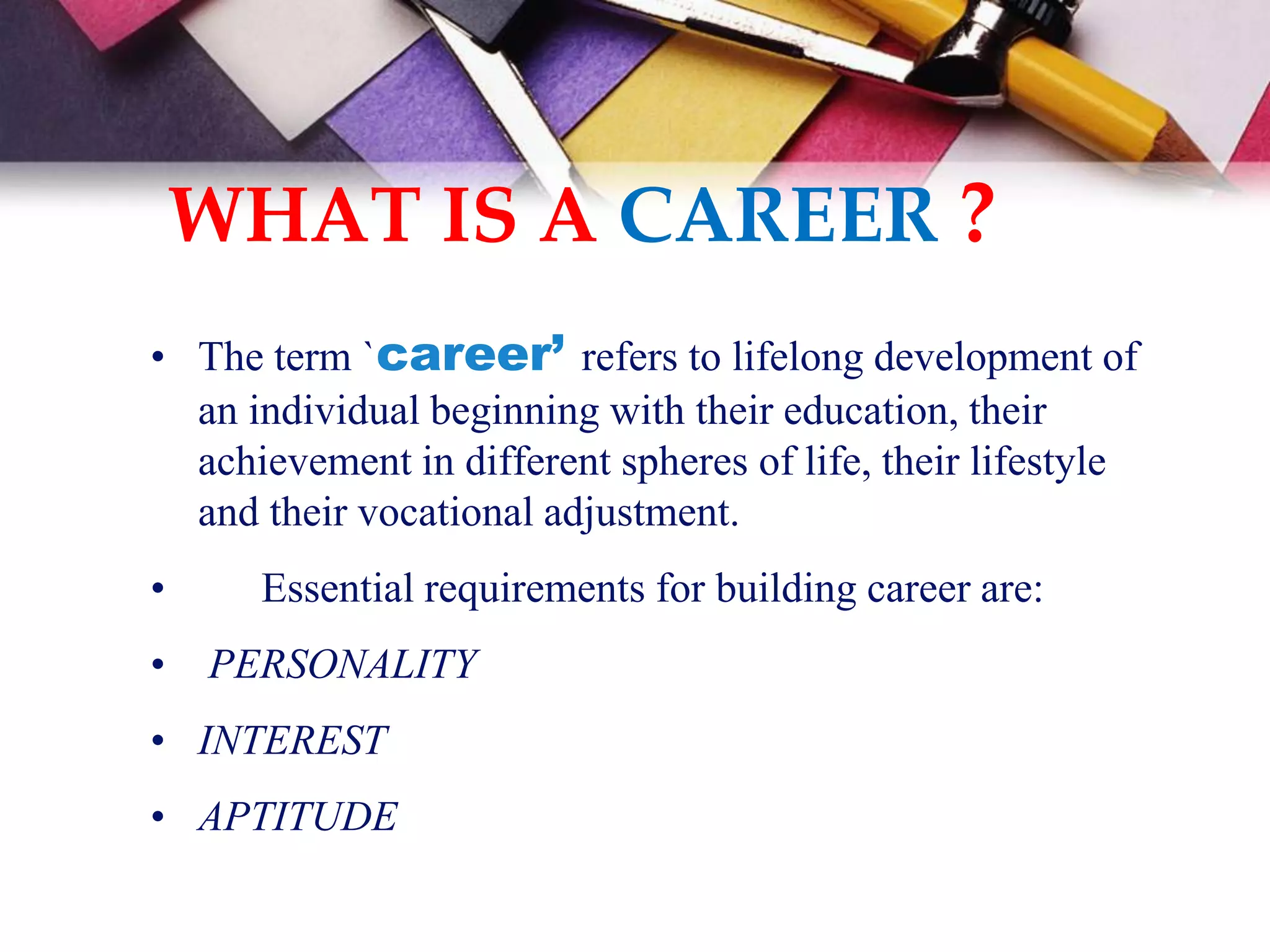 Commerce career counseling | PPTX