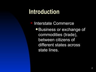 Commerce clause | PPT
