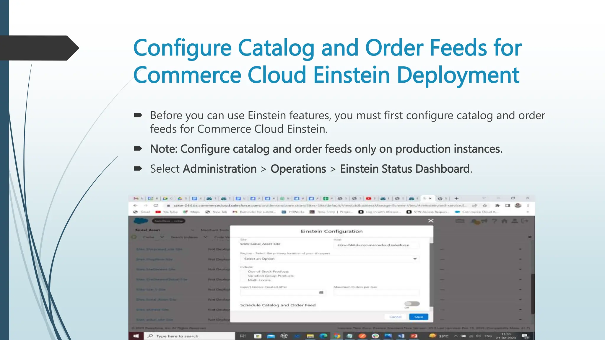 Salesforce Commerce Cloud Einstein and Types | PPTX