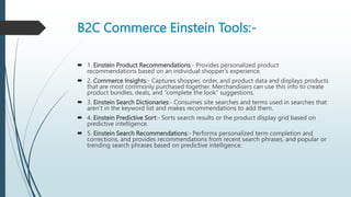 Salesforce Commerce Cloud Einstein and Types | PPTX