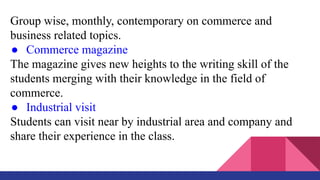 Commerce club ppt-1 | PDF