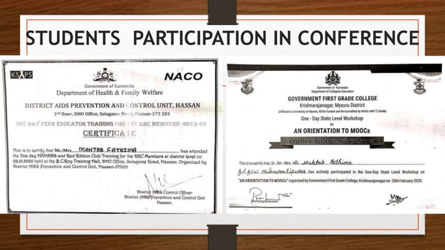 NAAC-PPT for Commerce Department | PPTX | Education industry | Industries