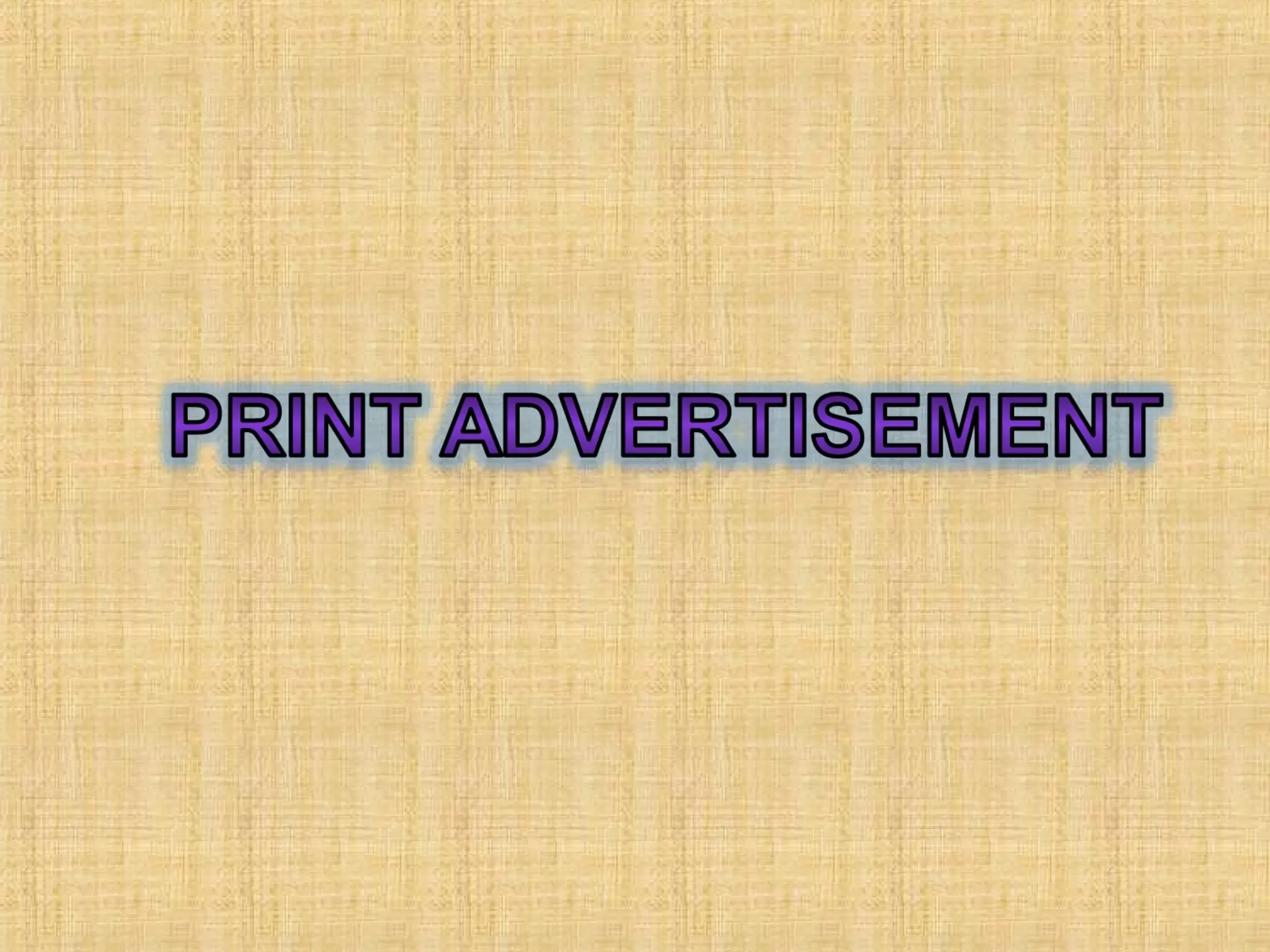 types of advertisements | PPT