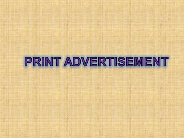 types of advertisements | PPT
