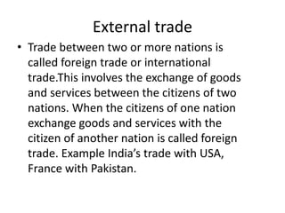 Commerce presentation on trade and its classification | PPTX