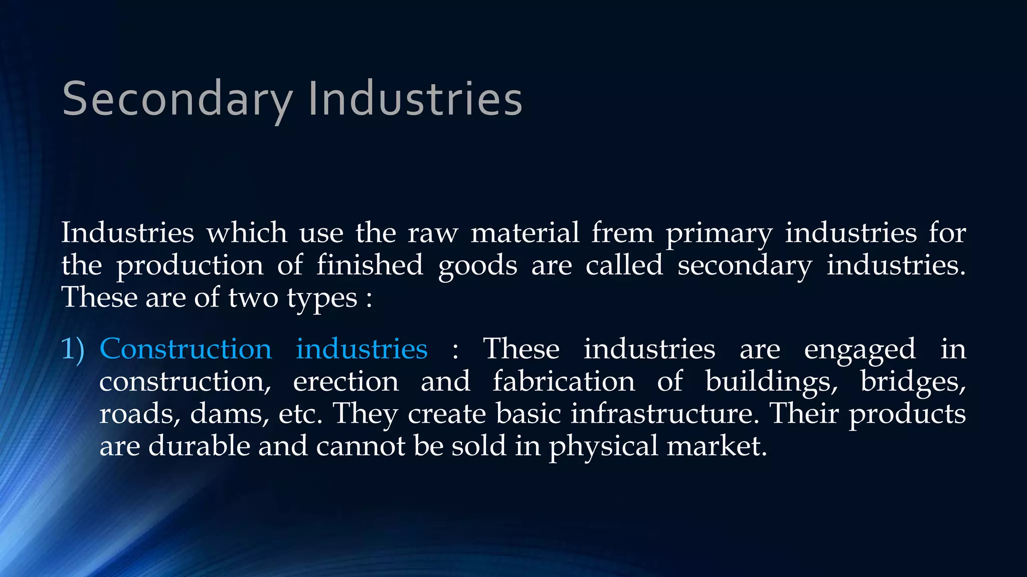 Types of Industries | PPTX
