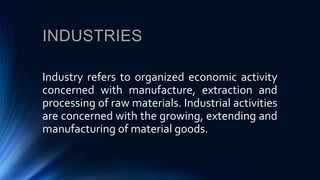 Types of Industries | PPTX