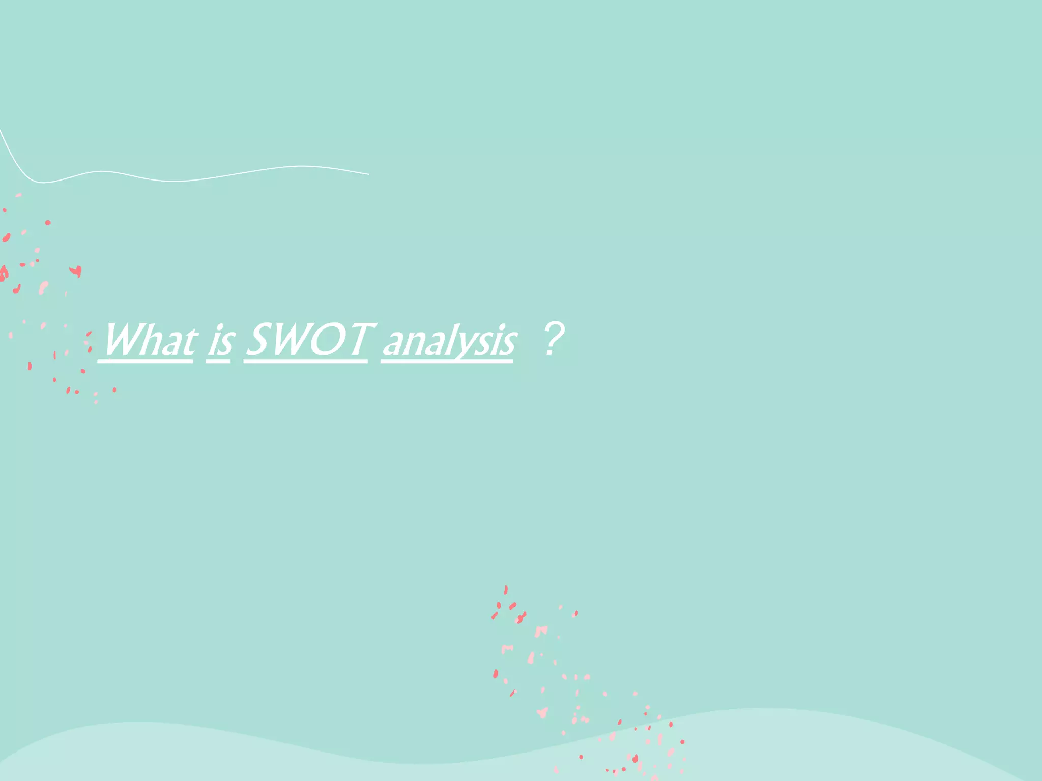 SWOT Analysis of Tata | PPTX
