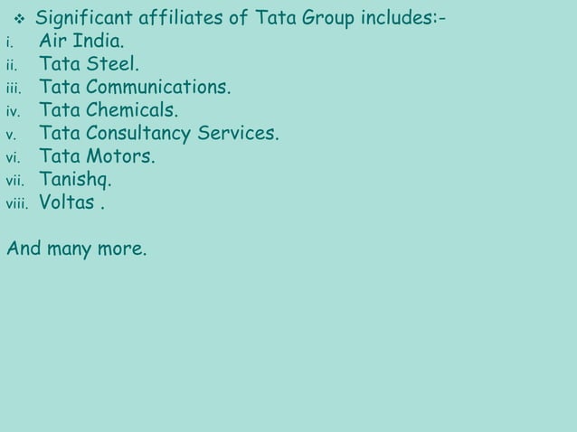 SWOT Analysis of Tata | PPTX | Automotive Industry | Industries