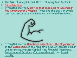 SWOT Analysis of Tata | PPTX