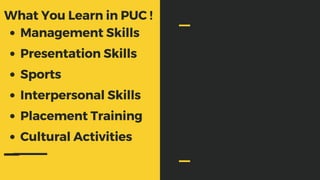 Commerce PUC Colleges in Bangalore | PPT