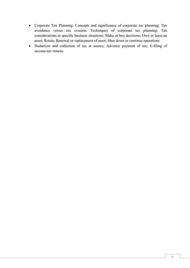 Ugc Net Commerce Syllabus Pdf