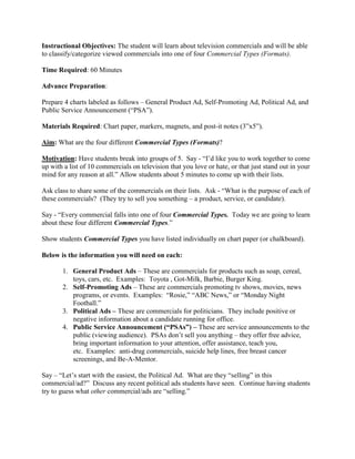 Commercial hand out | PDF