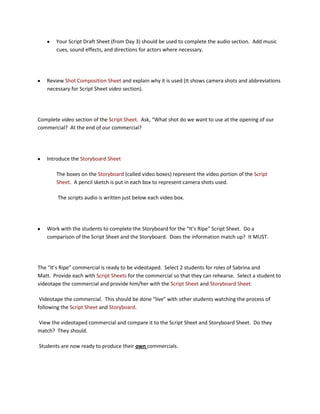 Commercial hand out | PDF