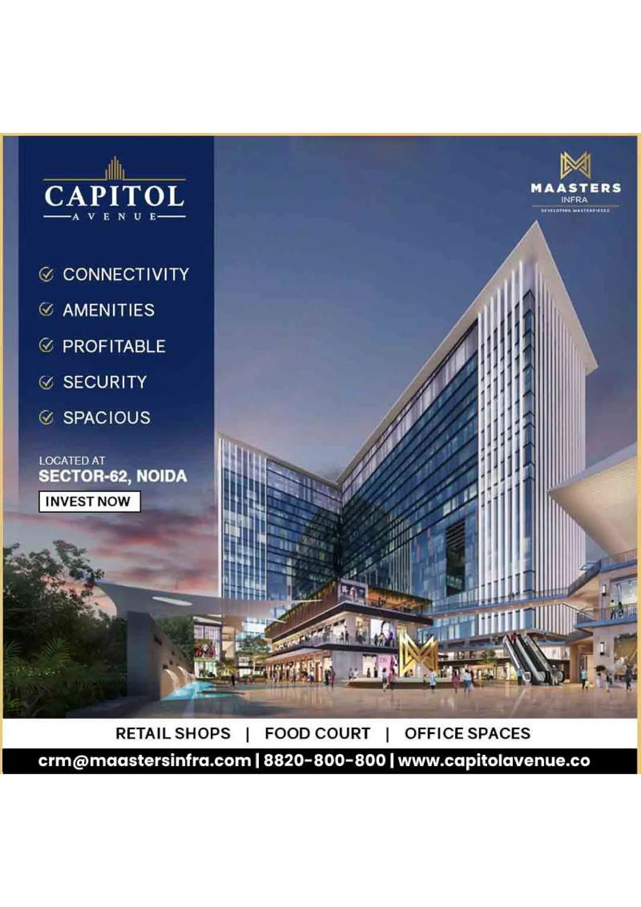 Commercial Complex in Noida | Capitol Avenue | PDF
