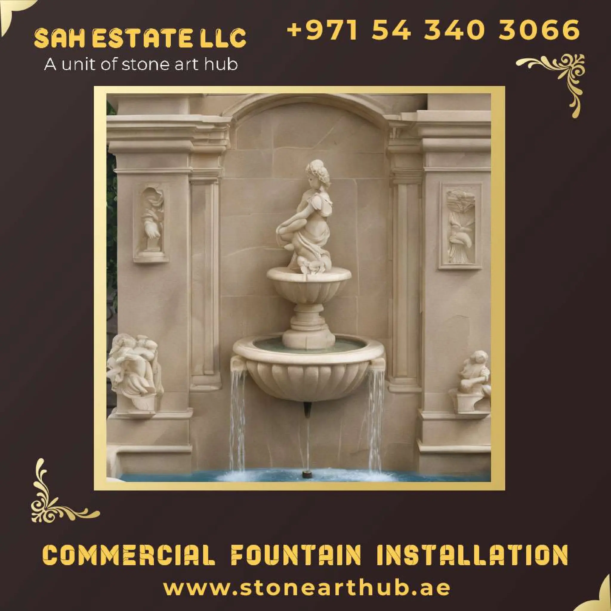 Commercial Fountain Installation - SAH ESTATE LLC | PDF