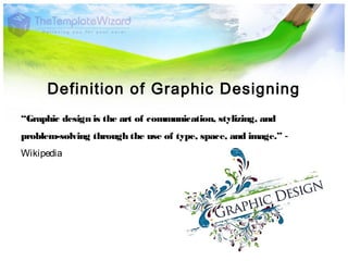 Commercial Graphic Designing - dealing with presentations | PPT