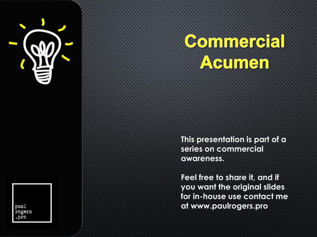 Commercial Acumen Four | PDF