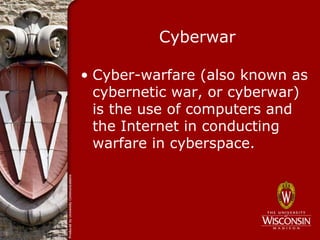 Commercial and government cyberwarfare | PPT