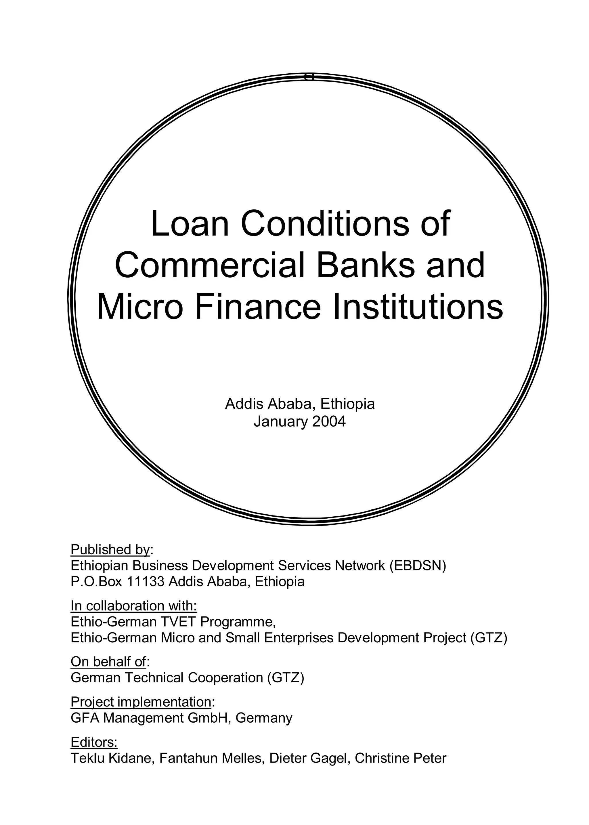 Commercial and Micro Banking institutions | PDF