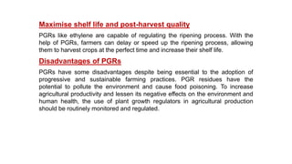 Commercial Application of Plant growth regulators pptx | PPTX