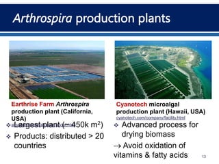 Commercial applications of microalgae | PPTX