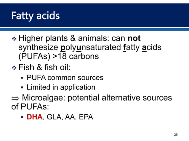 Commercial applications of microalgae | PPTX | Chemistry | Science