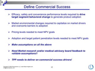 Taking a Commercial Approach To Drug Development | PDF