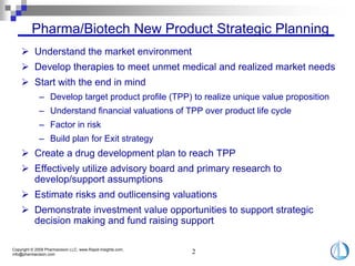 Taking a Commercial Approach To Drug Development | PDF