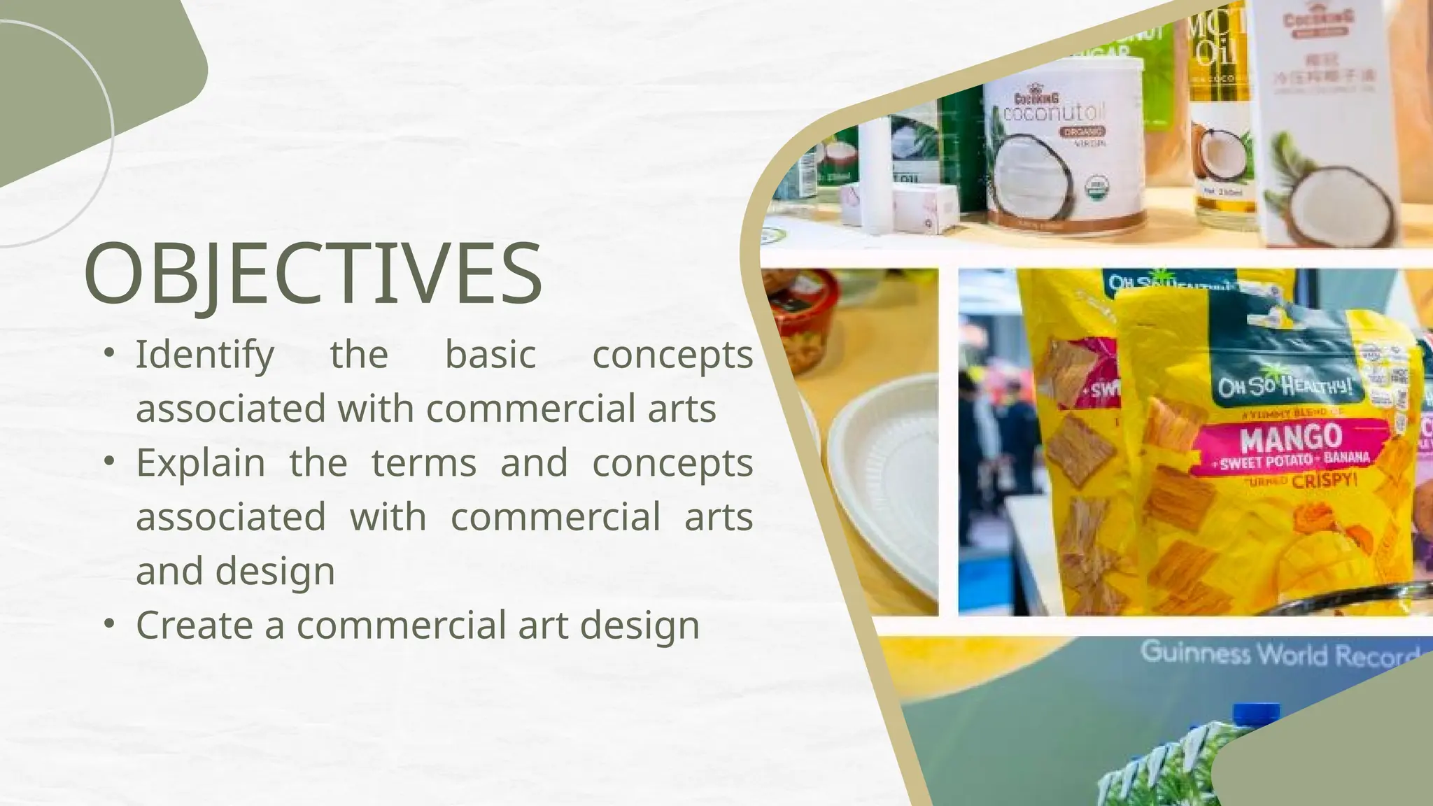Commercial Arts Presentation - Visual Arts | PPTX