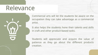 Commercial Arts Presentation - Visual Arts | PPTX