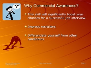 Commercial Awareness | PPT