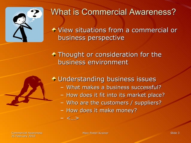 Commercial Awareness | PPT | Career Advice | Careers