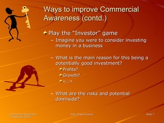 Commercial Awareness | PPT
