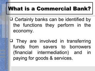Commercial bank management | PPT
