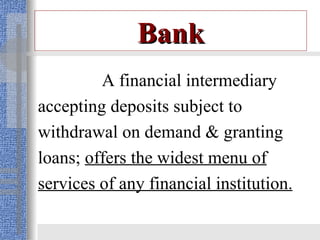 Commercial bank management | PPT