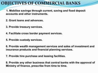 Commercial banks | PPTX