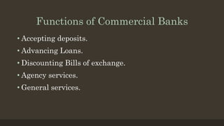 Commercial banks | PPTX