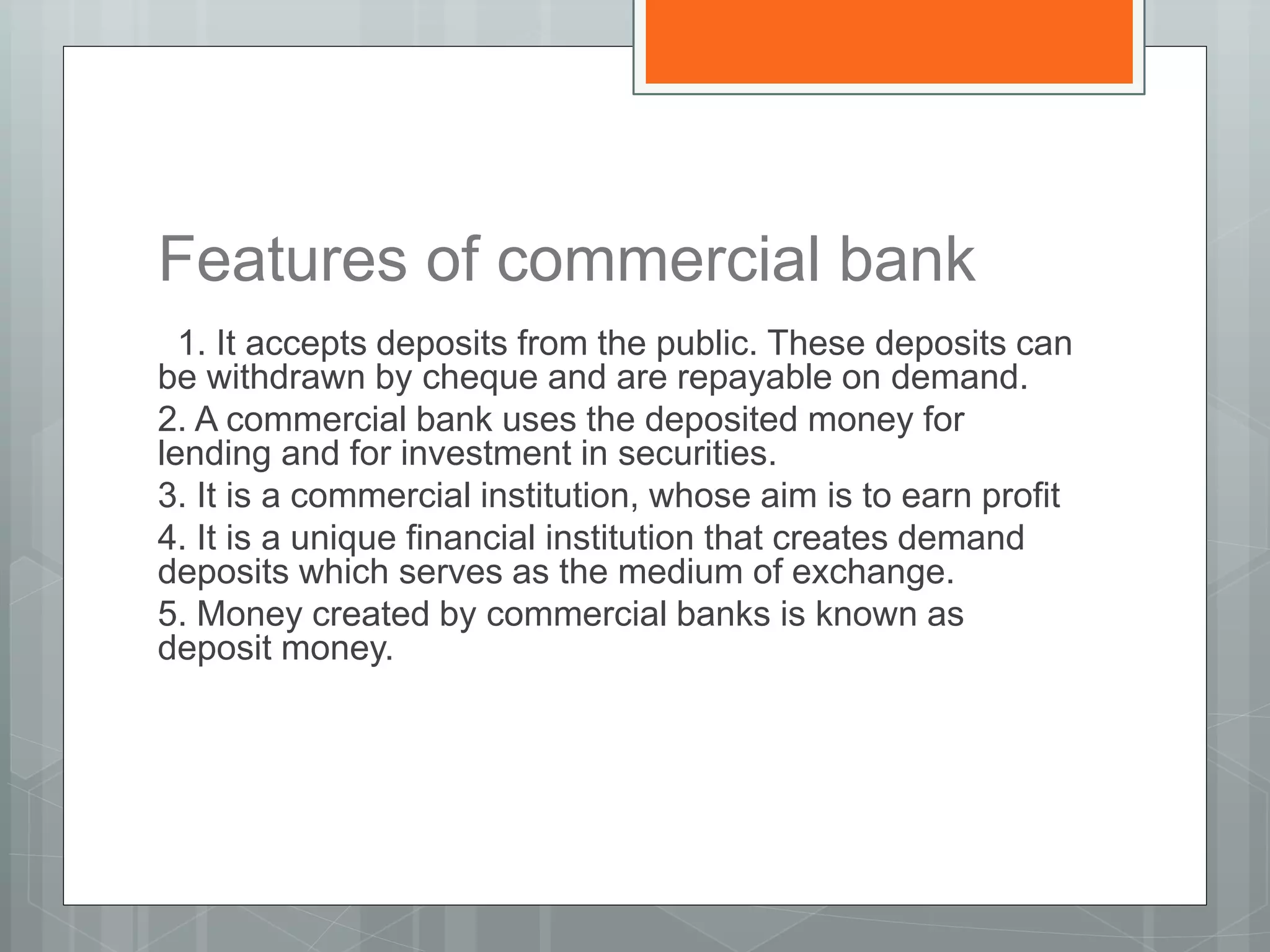 Commercial banks economics by vsnv ppt | PPTX