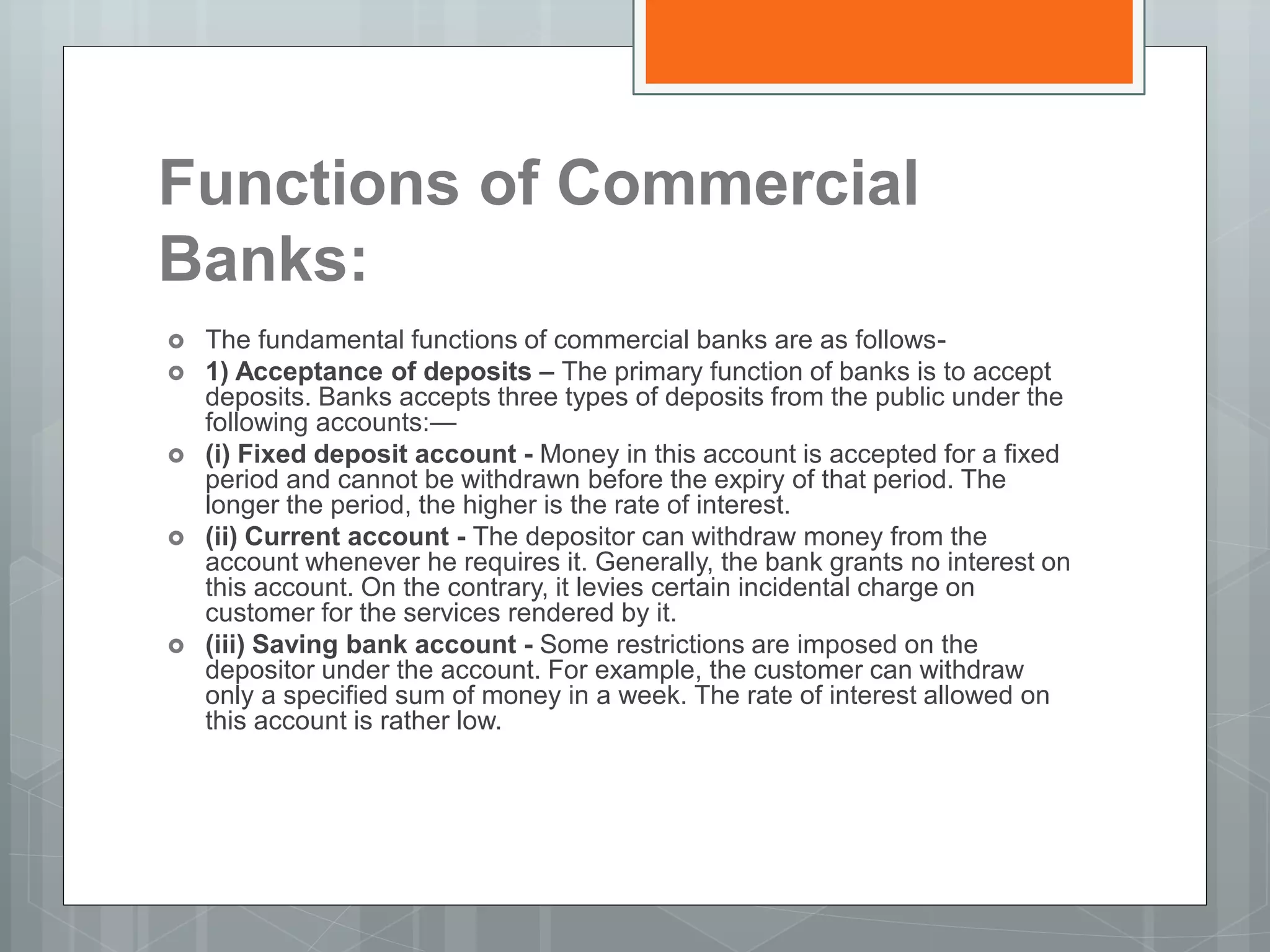 Commercial banks economics by vsnv ppt | PPTX