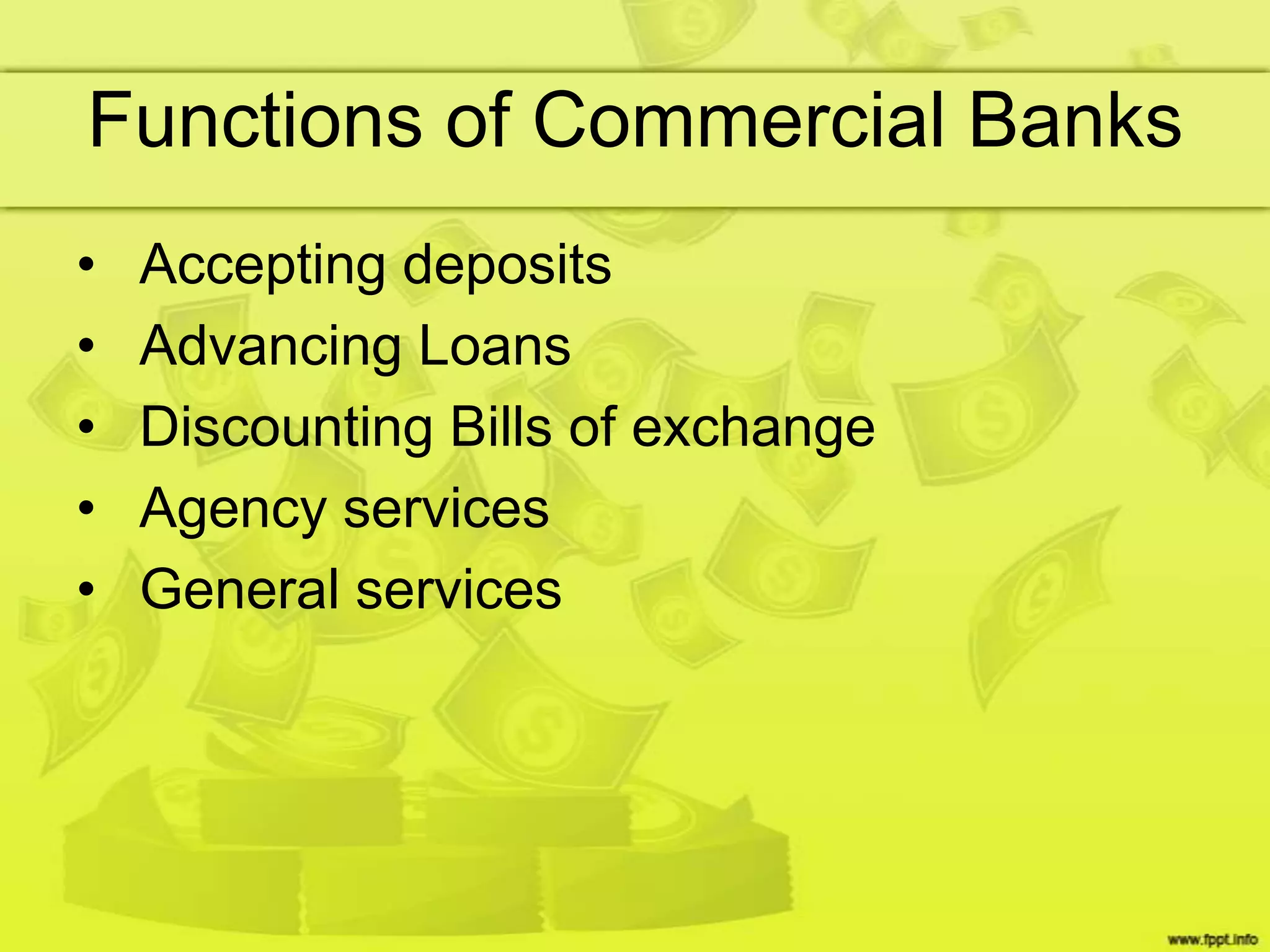 Commercial banks in india | PPTX