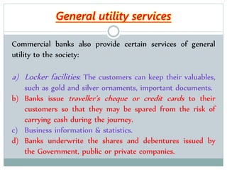Commercial banks & its functions | PPTX