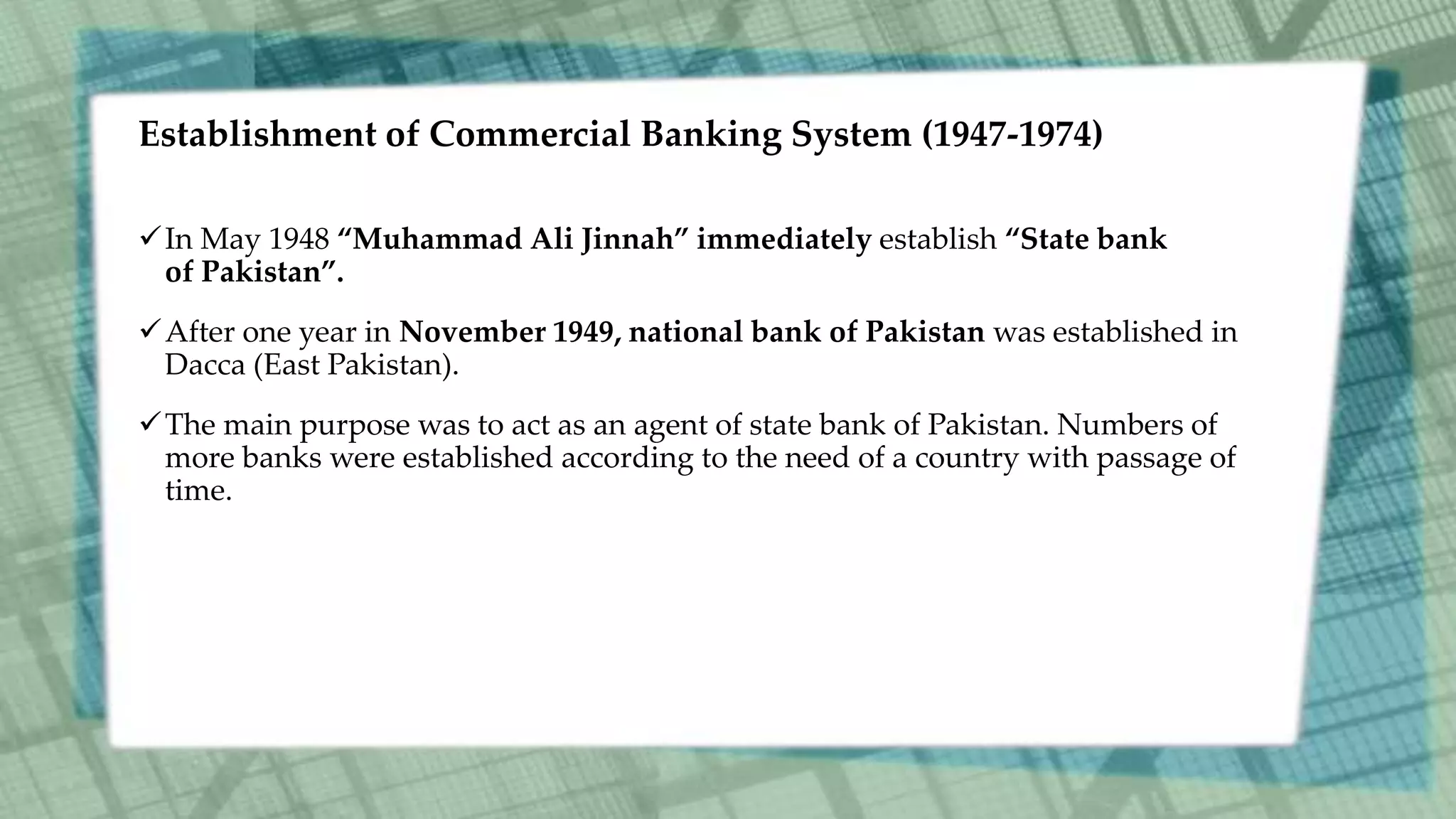 Commercial banks of pakistan | PPTX