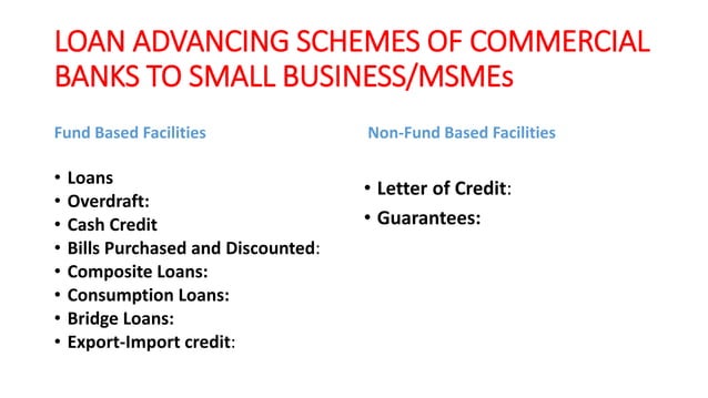 COMMERCIAL BANKS & SCHEMES OF COMMERCIAL BANKS.pptx