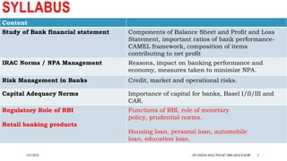 Commercial banling syllabus | PPTX